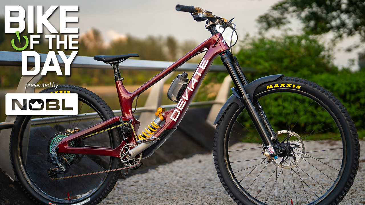 Deviate Claymore Rowen Red - Chongcs76's Bike Check - Vital MTB